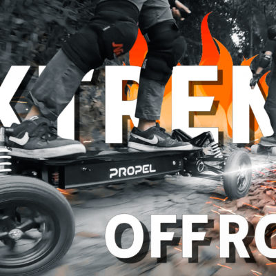 4 Wheel Drive Off-Road Electric Skateboard - Propel x4s - Electric ...